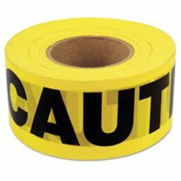 C.H. Hanson Standard Grade Barricade Tape- 3 In. X 1000 Ft.- Caution Caution- Yellow- 2 Mil 337 ...